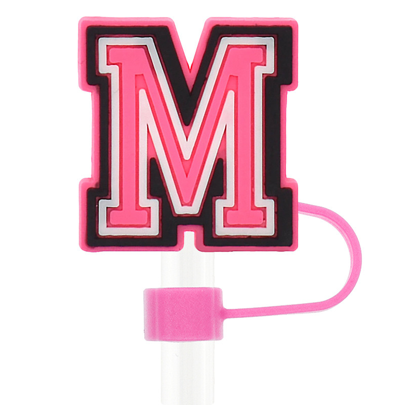 Pink English Letter Straw Cap 10mm-M – estore